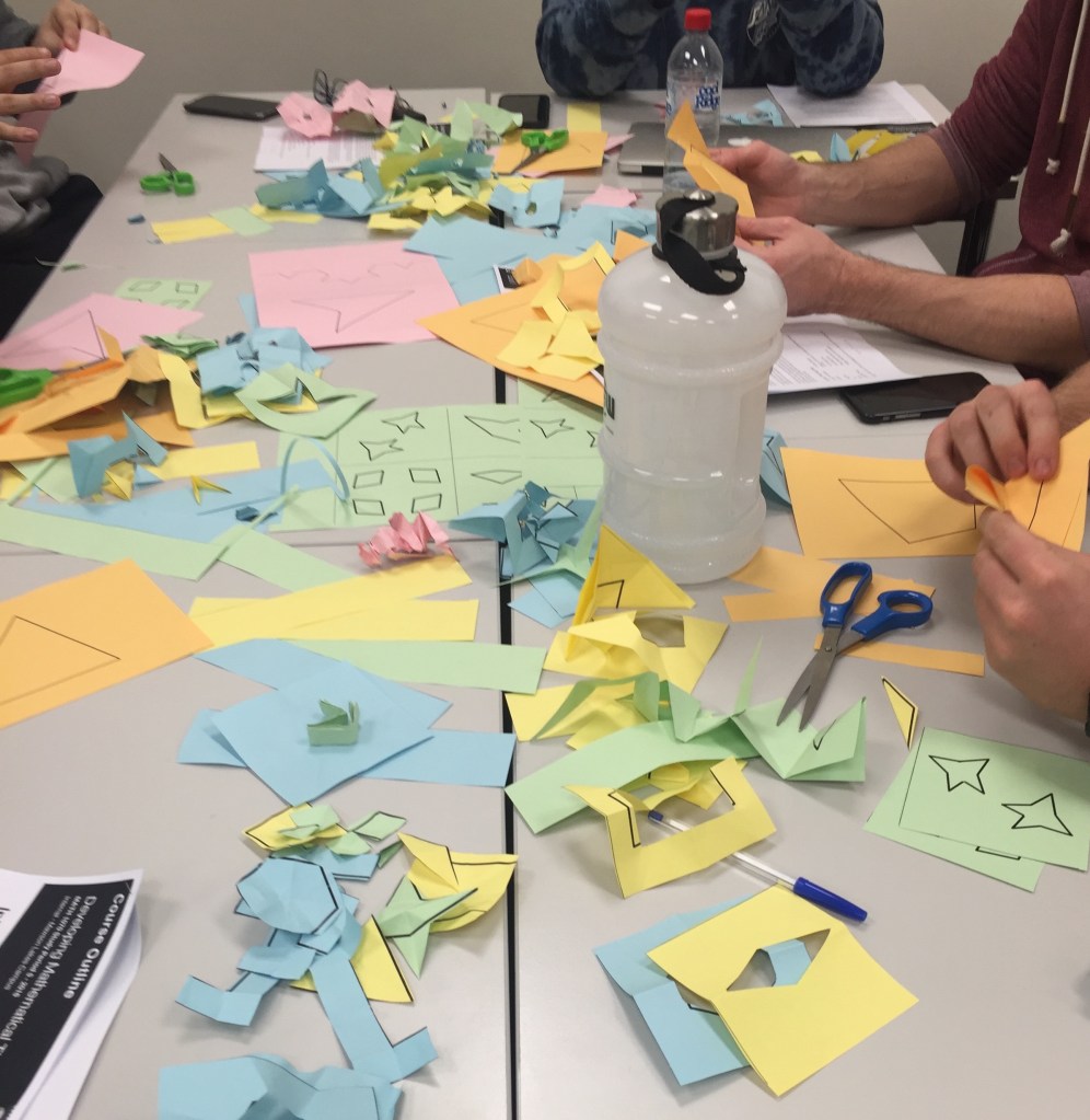 Activities for Day One: Fold-and-cut, Quarter the Cross – Wonder in ...