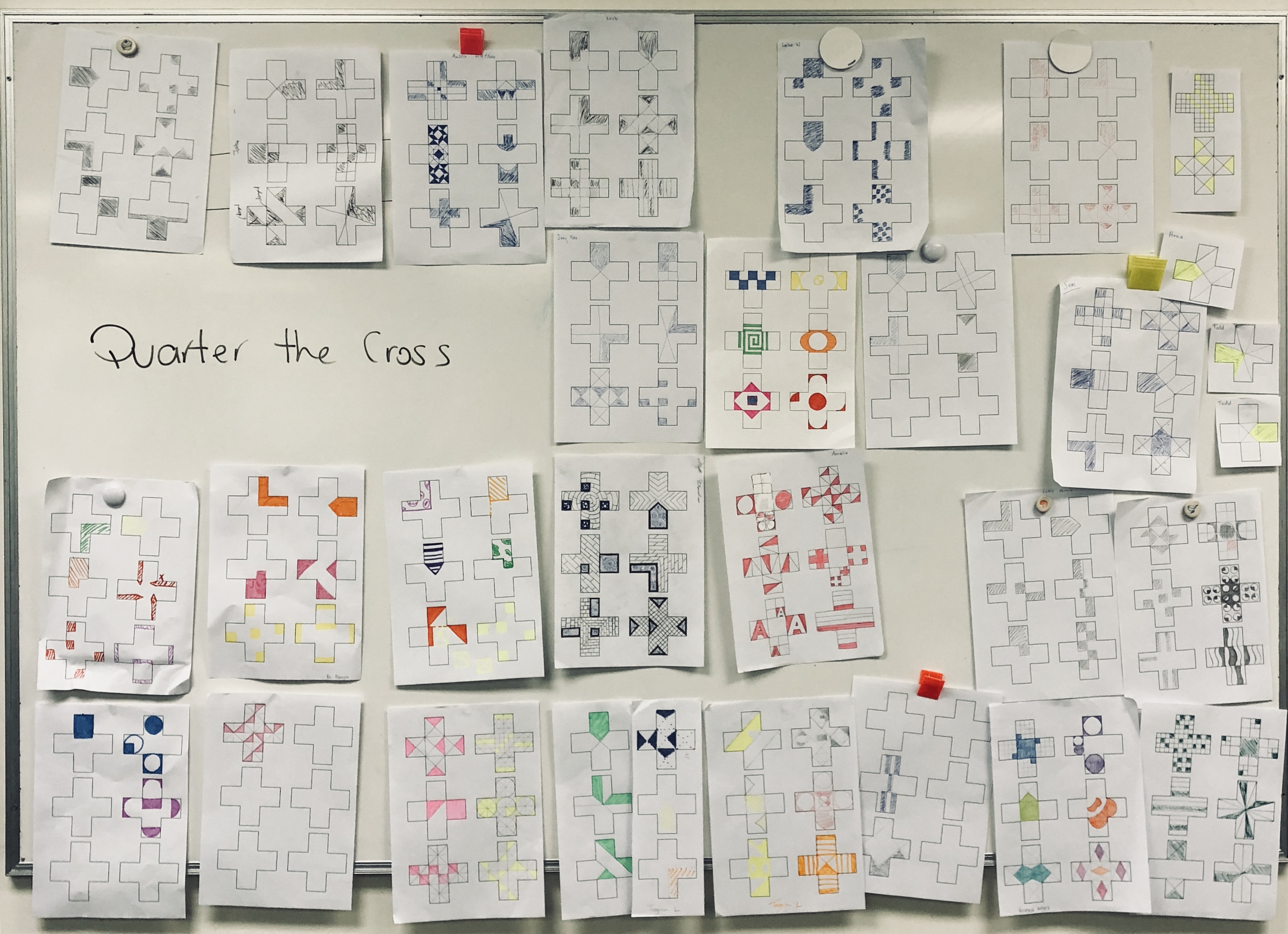 #QuarterTheCross Card Sort – Wonder in Mathematics